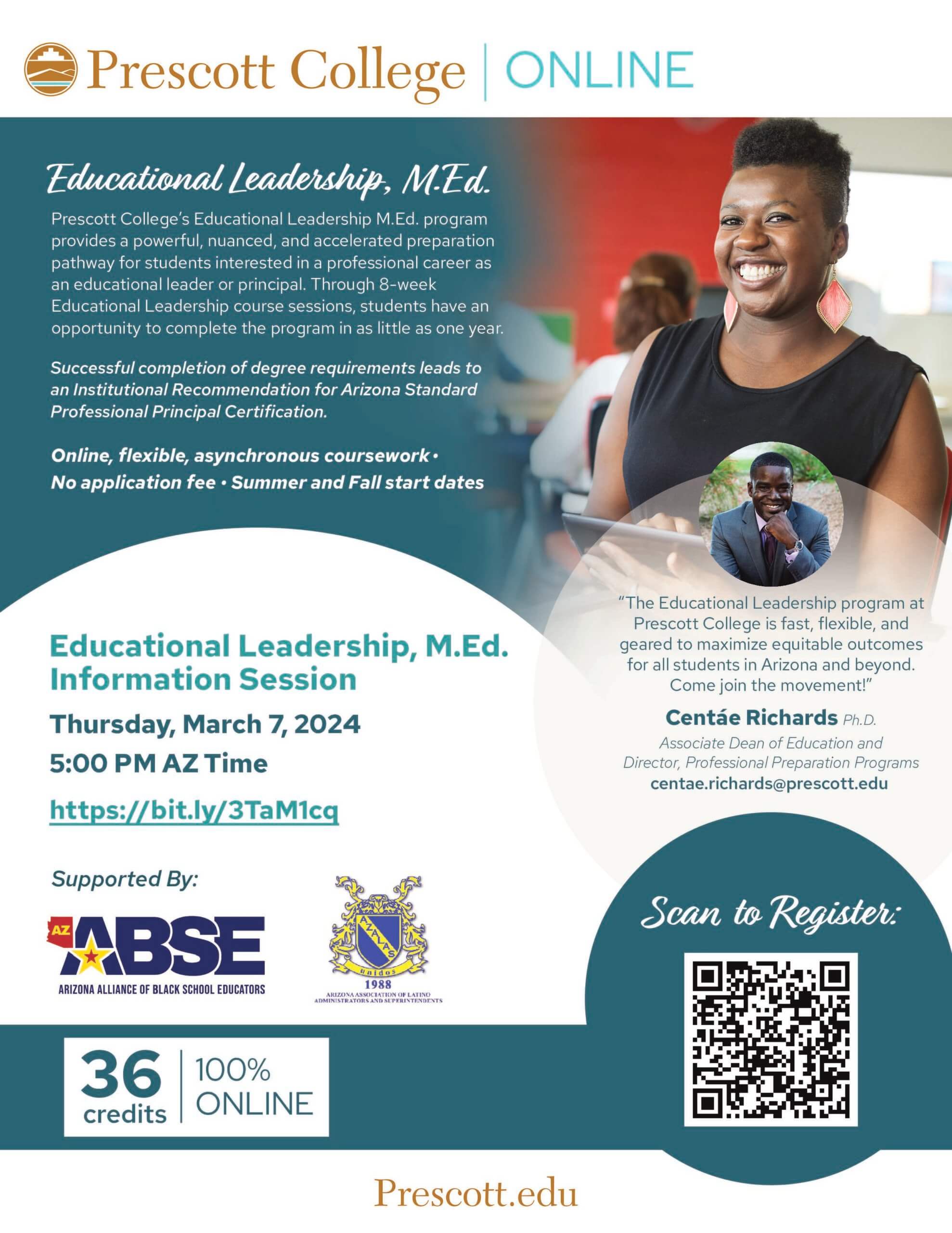Educational Leadership Informational Session - Arizona Alliance of ...
